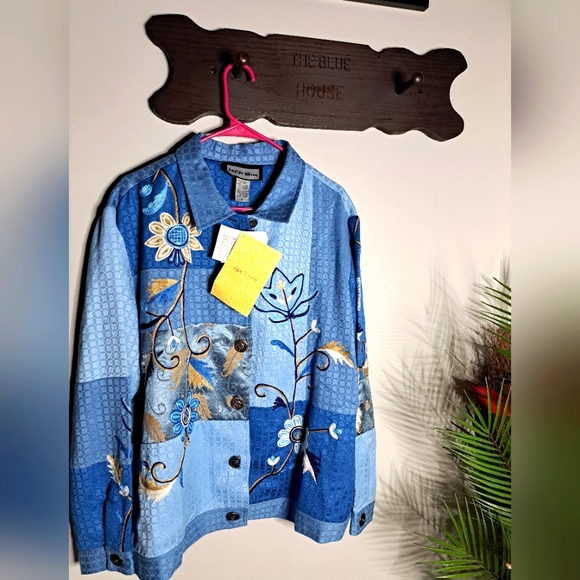 indigo moon | Jackets & Coats | Vintage Indigo Moon Size Large Jacket ...